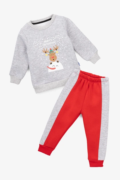 Костюм світшот+штани для хлопчика Pitiki 4559 80 см Сірий ...