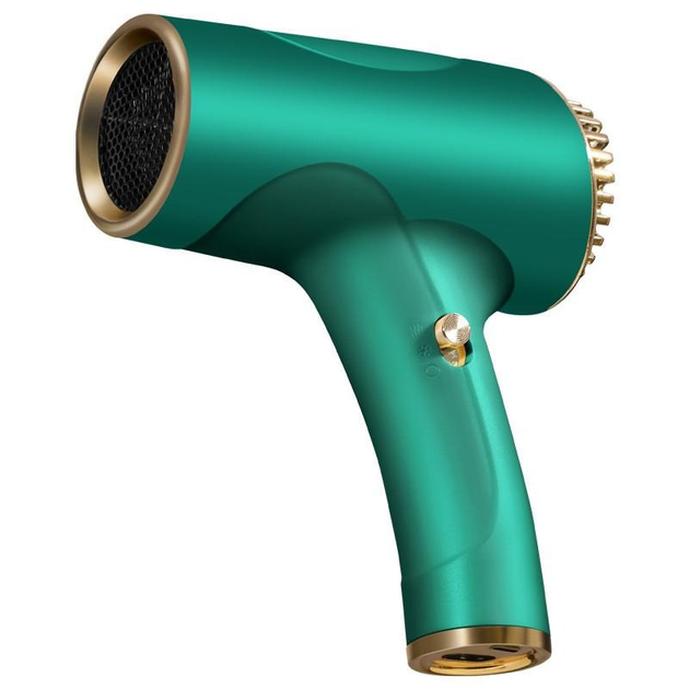 Фен для волос Portable Hair Dryer, 2600 mAh Беспроводной, зеленый ...