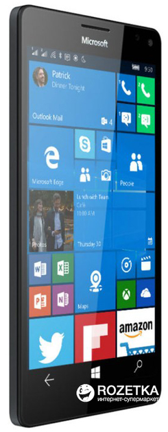 Мобильный телефон Microsoft Lumia 950 XL Dual Sim Black + док-станция в ...