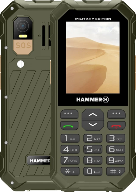 Мобільний телефон Hammer 6 LTE Military Edition (5902983635482) – фото, відгуки, характеристики ...