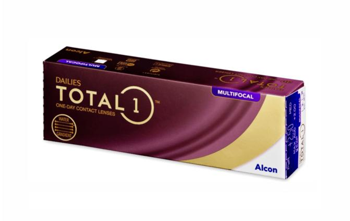 Однодневные линзы Alcon Dailies Total 1 Multifocal, аддидация MED, -6.5 ...