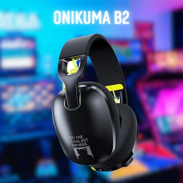 Бездротові ігрові Bluetooth навушники Onikuma B2 Геймерська гарнітура з ...