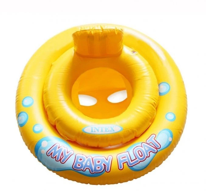 Дитяче коло-плотик 59574 NP Intex зі спинкою, діаметром 67см, від 1 до ...