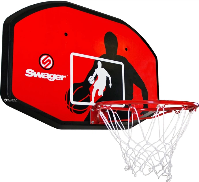Баскетбольный щит Swager Basketball Set 111 х 72 х 13 см Red (ZYP-ZY006 ...