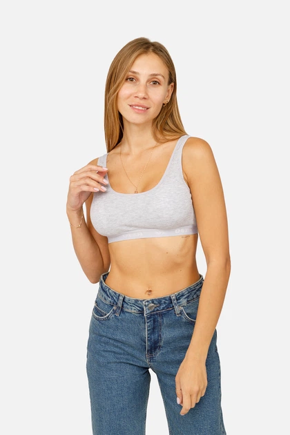 Женский топ 80-85 цвет светло-серый Deza ЦБ-00261501 – Брендовая одежда | ROZETKA