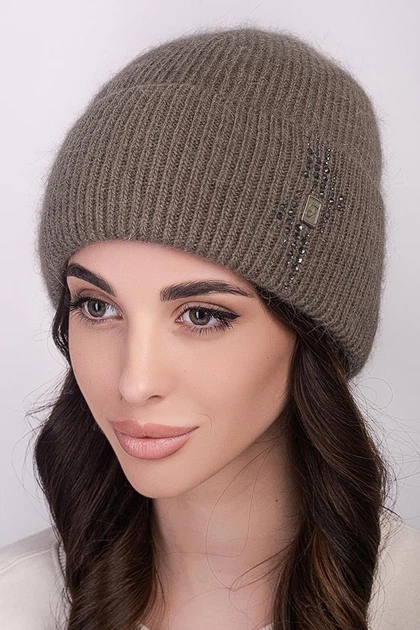 Женская шапка Flirt Даниела 54-57 Оливка от продавца: Карамелька – в интернет-магазине ROZETKA ...