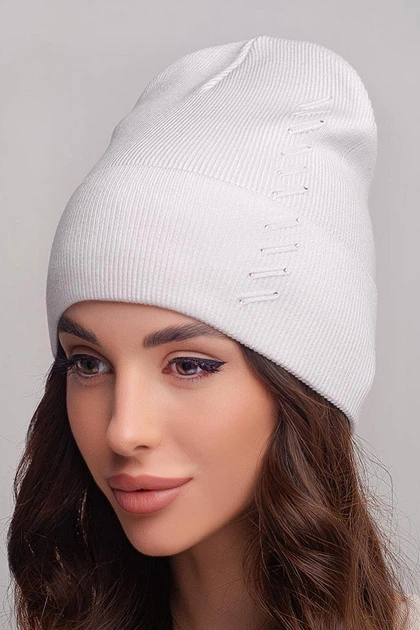 Женская шапка Flirt Сандра 54-57 Белый от продавца: Карамелька – в интернет-магазине ROZETKA ...