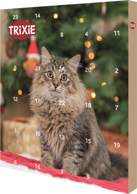 Адвент календарь лакомства для кошек Trixie Рождественский с лакомством ...