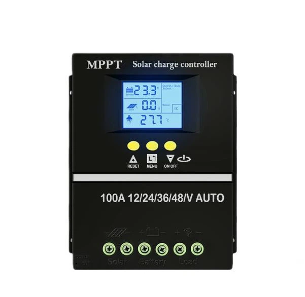 Контроллер заряда 100А MPPT 12V 24V 36V 48V для lifepo4 свинцово ...