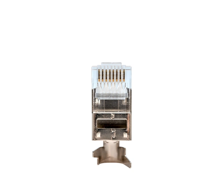 Наскрізний екранований конектор RJ45 CAT6A /6E / 7 Jonard Tools RJ456A ...