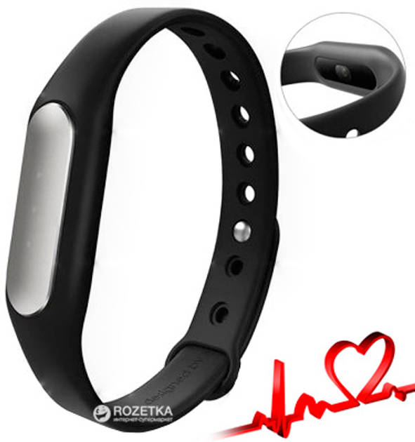 Фитнес-браслет Xiaomi Mi Band 1S Pulse Black – фото, отзывы ...