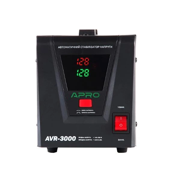 Стабілізатор напруги релейний APRO AVR-3000 – фото, відгуки, характеристики в інтернет-магазині ...