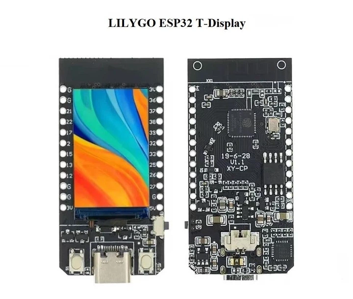 Плата разработчика LILYGO T-Display ESP32 (16MB) с дисплеем 1.14 дюйма ...