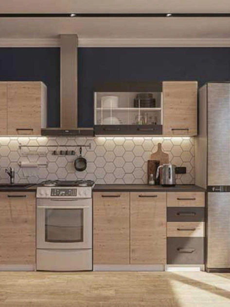 Кухня кухонний гарнітур Злата кухні готові модульні сучасні прямі 2 метри кухонні гарнітури