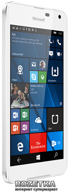 Мобильный телефон Microsoft Lumia 650 Dual Sim White – фото, отзывы ...