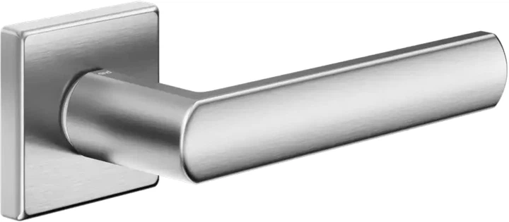 Дверная ручка на розетке DND LUCE 02 Хром матовый (LC14-ZCS) – фото ...
