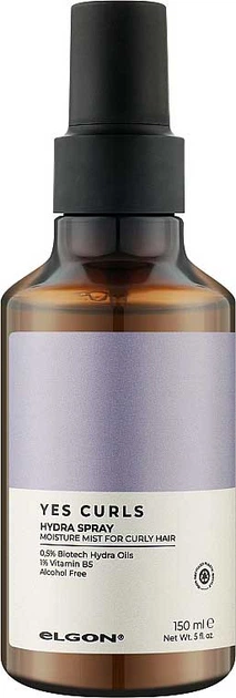 Незмивний зволожувальний спрей для кучерявого волосся Elgon Yes Curls ...