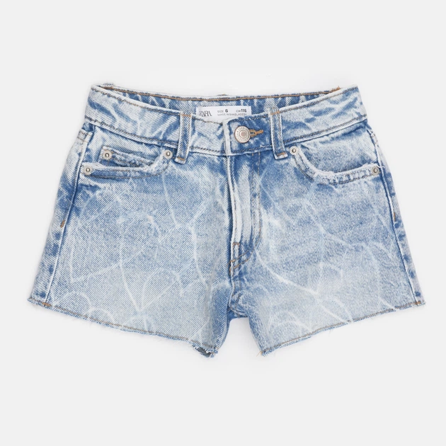 Шорти для дівчат Zara 4302/631 116 см Сині (04302631400065) – Брендовий одяг | ROZETKA