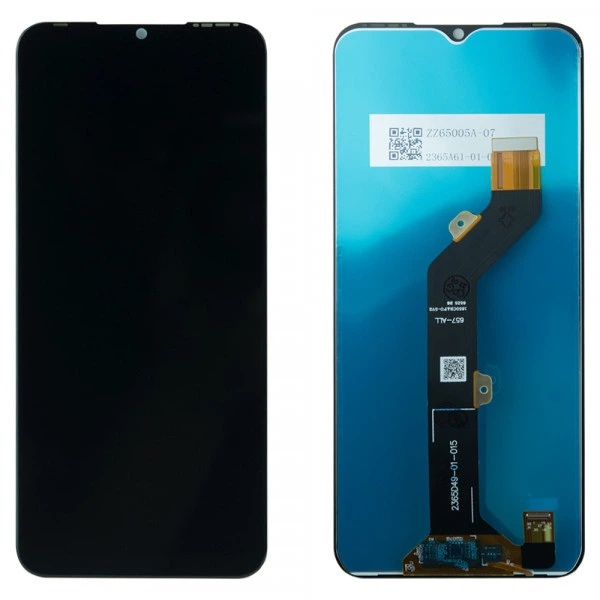 Дисплей телефона для Tecno Spark 8 (KG6), у зборі з сенсором, Чорний ...