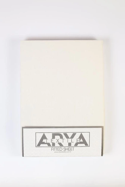 Простирадло на резинці Arya Home 90х200 см молочний – фото, отзывы, характеристики в интернет ...