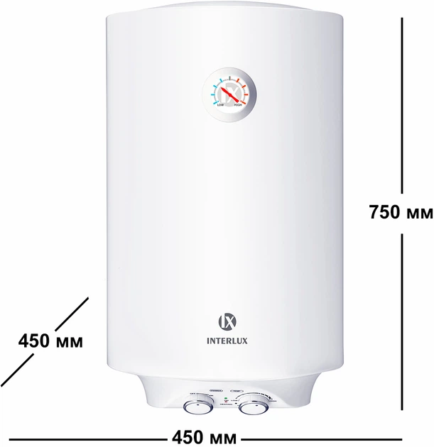 Бойлер INTERLUX IRWW-80MS – фото, відгуки, характеристики в інтернет ...