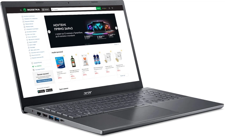 Ноутбук Acer Aspire 5 A515-57G-34EE (NX.KNZEU.00B) Steel Gray – фото ...