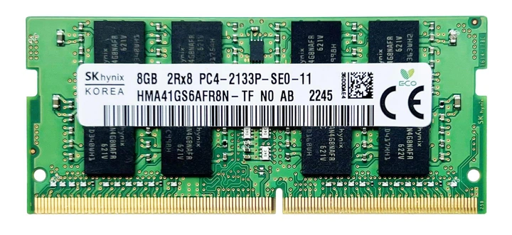 Оперативная память SK hynix SODIMM DDR4 8Gb 2Rx8 2133Mhz PC4-2133P-SE0-11 HMA41GS6AFR8N-TF ...