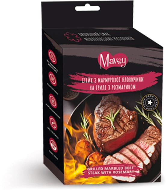 Лакомство для собак от 3-х месяцев Mavsy Refined jerky GRILLED MARBLED ...