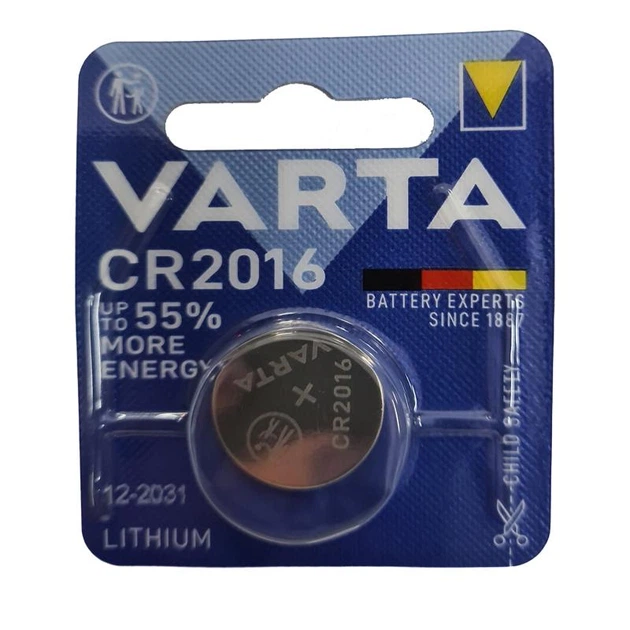 Батарейка Varta CR2016 Lithium 3V (блистер 1 шт) (42987) – фото, отзывы, характеристики в ...