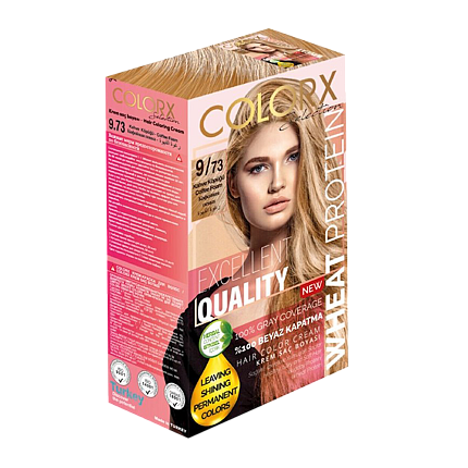 Крем-фарба COLORX для волосся №9.73 Блонд карамельний 50 мл – купити ...