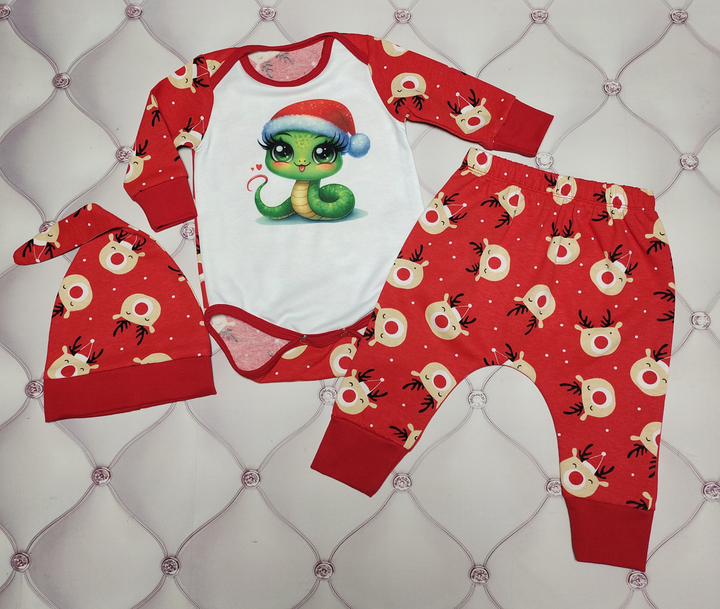 Костюм новогодний детский Змея символ 2025 года 80 см красный от ...