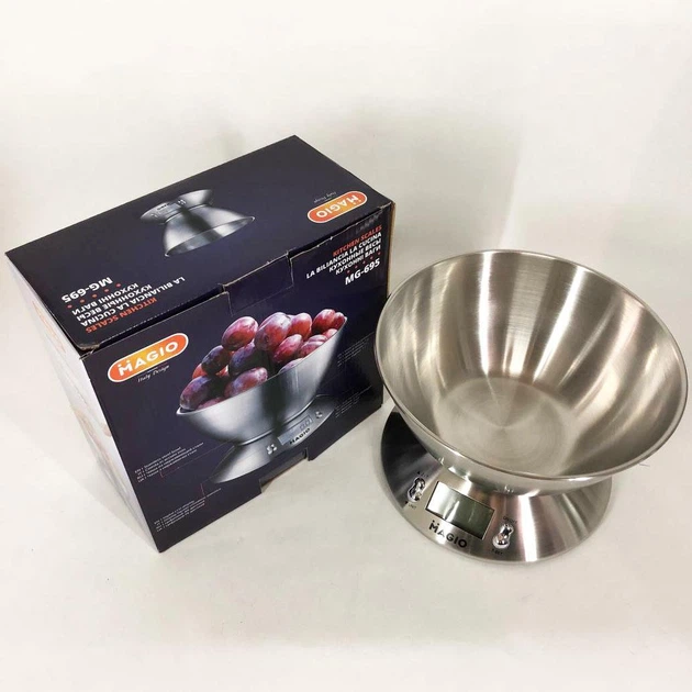 Ваги кулінарні MAGIO MG-695 / Ваги кухонні для кондитера / Ваги кухонні зі VZ-798 знімною чашею ...