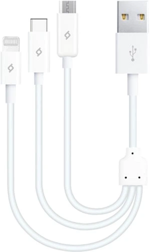 Кабель Ttec MiniCable Trio USB - Lightning + micro USB + USB Type-C (M ...
