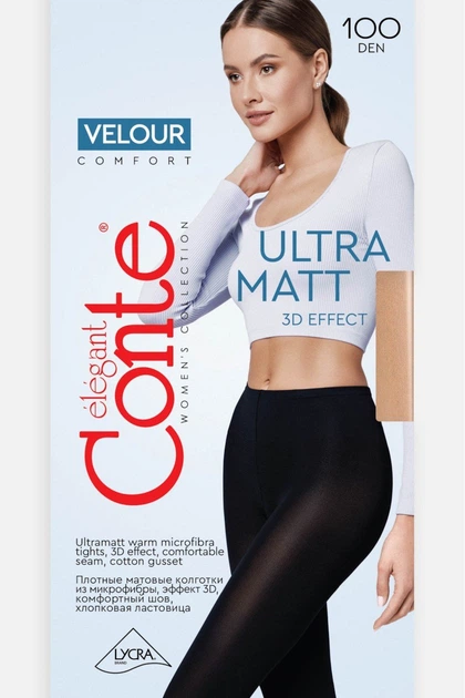Колготки, 100 den Conte Elegant 5(XL) Антрацит (105385) от продавца: Барви тіла – в интернет ...
