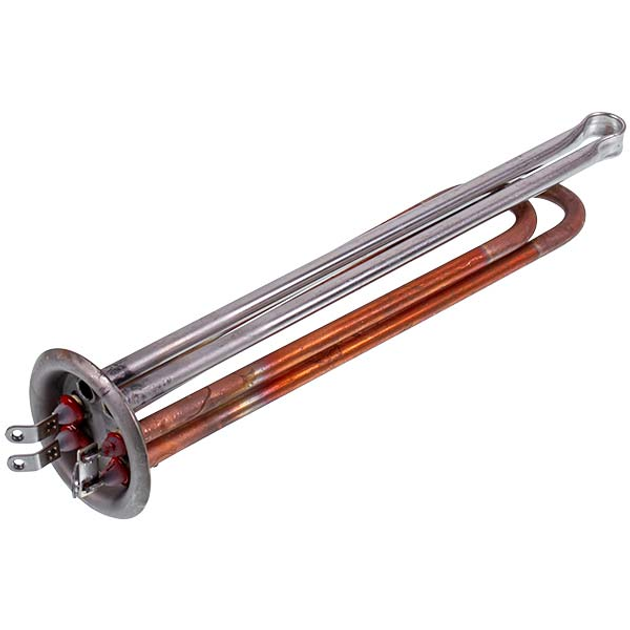 Тэн фланцевый для бойлера Thermex 2000W (медный) фланец 63mm, 2 трубки ...