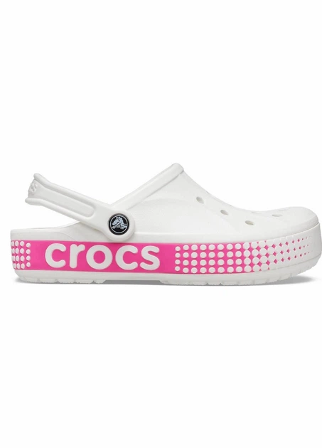 Крокси Сабо Crocs Bayaband Logo Motion Clog White M7/W9(39) 24.9-25.6 см – Оригінальне взуття ...