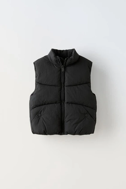 Детский стеганный дутый жилет Zara 5644/552 92-98 см Черный от продавца ...