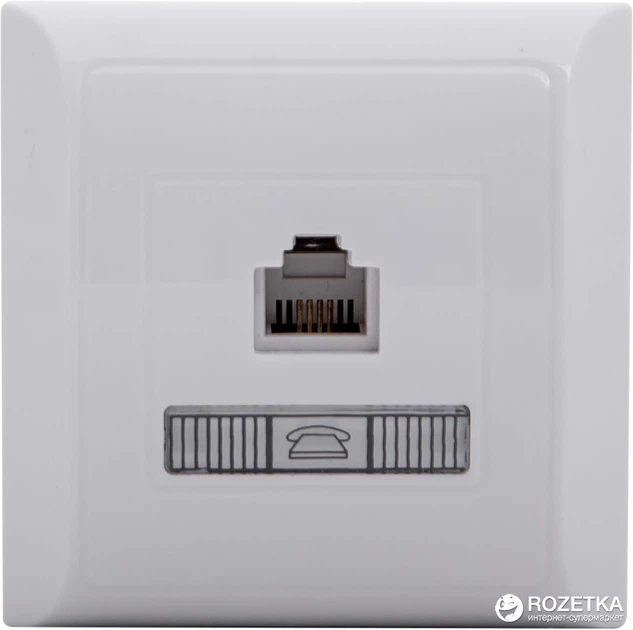 Телефонная розетка LXL Terra RJ11 Белая (2214 WHITE) – фото, отзывы ...