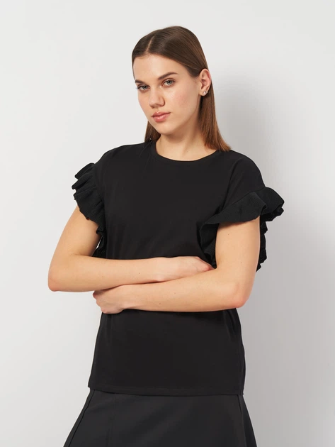 Футболка женская Zara 5644/155 M Черная (05644155800037) – в интернет ...