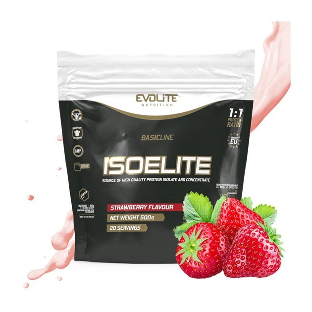Протеїн Evolite Nutrition Iso Elite, 500 грам Полуниця – фото, відгуки ...