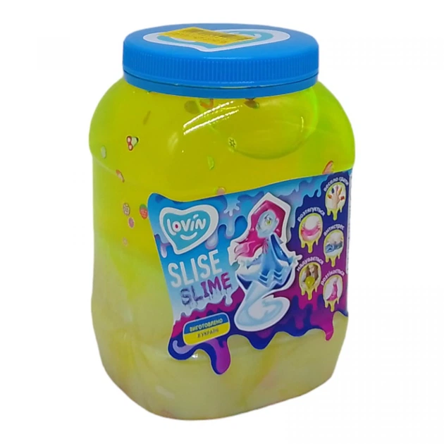 Слайм-антистресс Lovin: Big slime, желтый+салатовый Окто 80159 – фото ...
