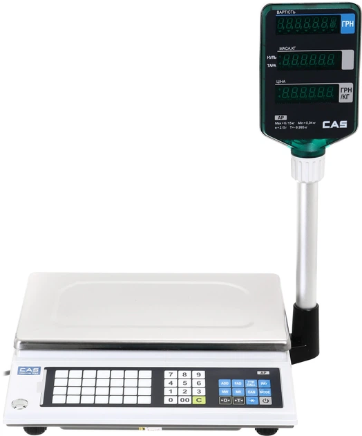 Ваги торговельні CAS AP-1 (15EX) (003777522) – фото, відгуки ...
