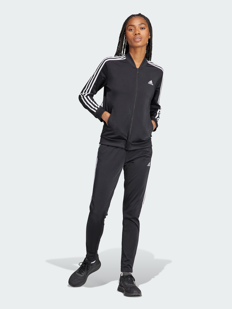 Спортивный костюм женский Adidas W 3S Tr Ts IJ8781 L Black/White ...