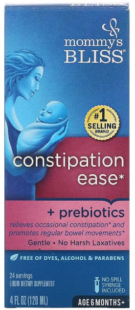 Детское средство от запора Mommy's Bliss Baby Constipation Ease 120 мл ...