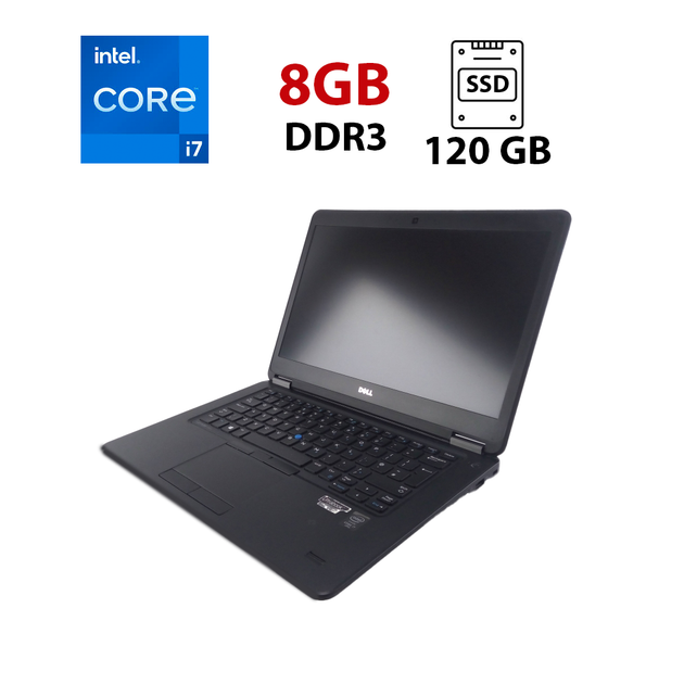 Ультрабук Dell Latitude E7450 / 14" (1366x768) TN / Intel Core i7-5600U (2 (4) ядра по 2.6 - 3.2 ...