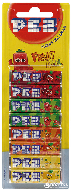 Конфеты PEZ фруктовые 8х8.5 г (5997255707417) – купить в Киеве с ...