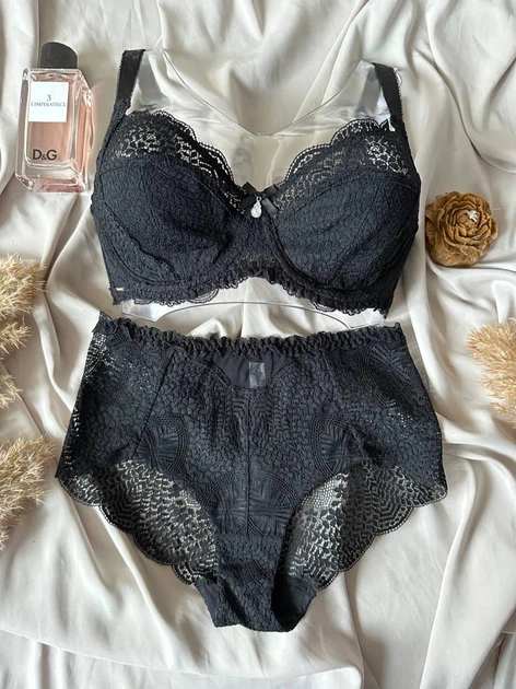Комплект бюстгальтер + трусики шортики 11389 Lanny Mode черный 85C от продавца: Ava&Derin – в ...