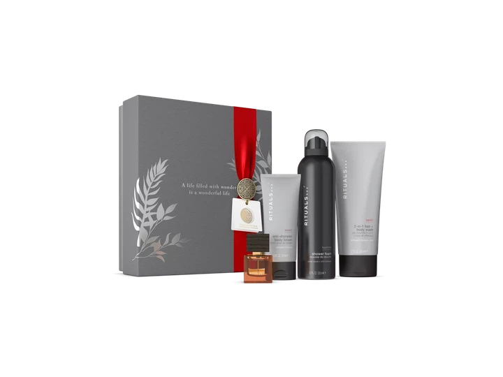 Подарунковий набір Rituals The Ritual Of Homme Gift Set M Medium 2024 (200мл+ 200мл+70мл+15мл ...