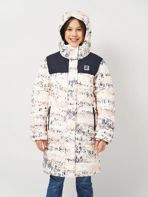 Подростковое зимнее пальто для девочки FILA 130476-C3 152-158 см Бежевое (990054885022 ...