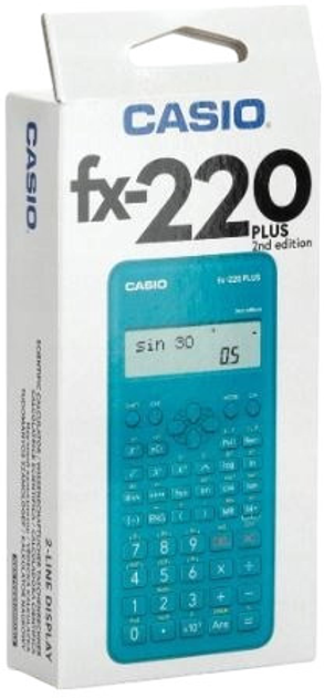 Калькулятор Casio FX-220 PLUS-2 Blue (FX-220PLUS-2-BOX) – фото, отзывы ...